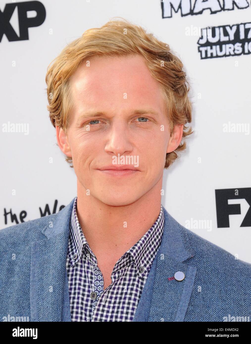 Los Angeles, CA, USA. 14th July, 2014. Chris Geere at arrivals for YOU ...