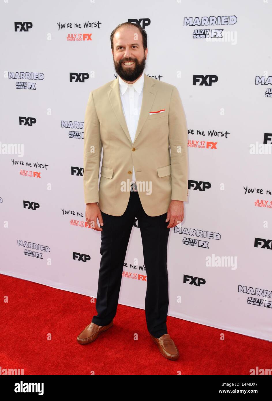 Los Angeles, CA, USA. 14th July, 2014. Brett Gelman at arrivals for YOU ...