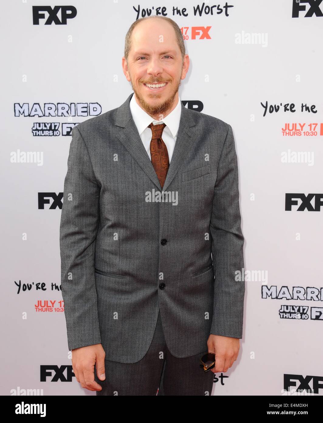 Los Angeles, CA, USA. 14th July, 2014. Stephen Falk at arrivals for YOU ...