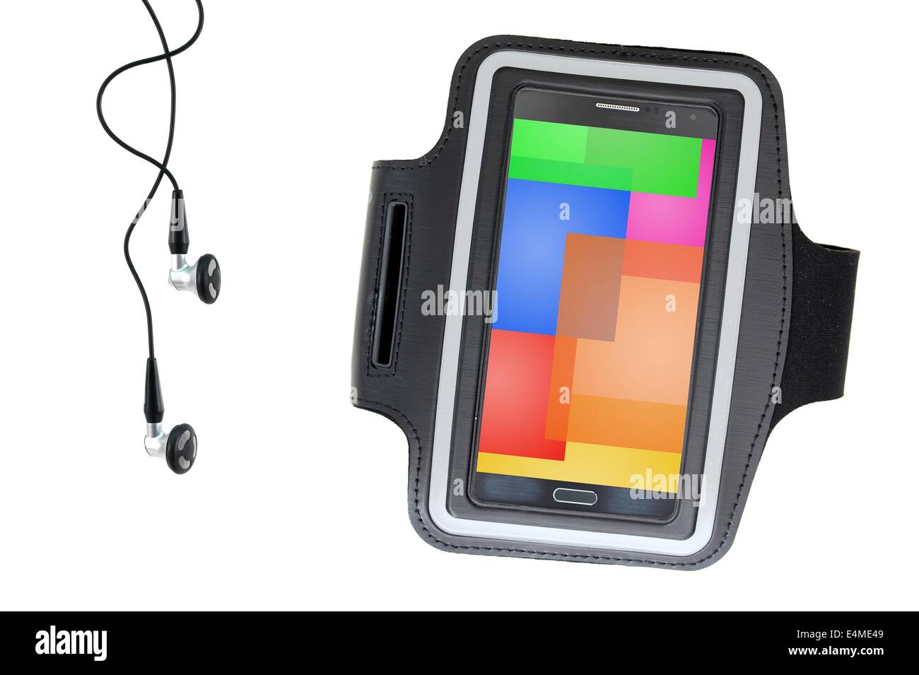 A close up shot of sports arm band Stock Photo - Alamy