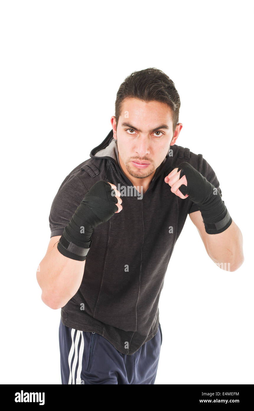 Hispanic man martial arts fighter hi-res stock photography and images ...
