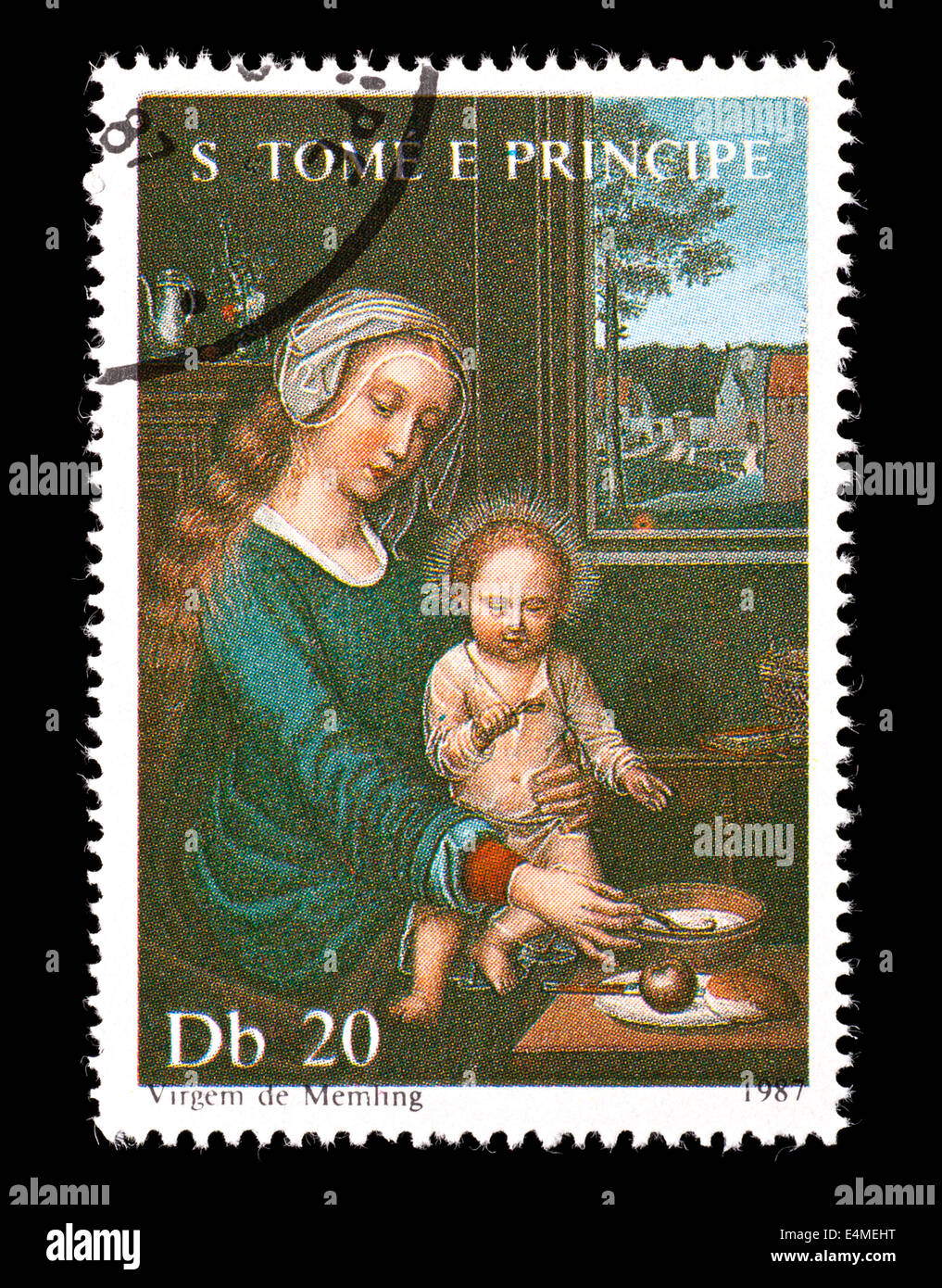 Postage stamp from Saint Thomas and Prince Islands depicting a Memling ...