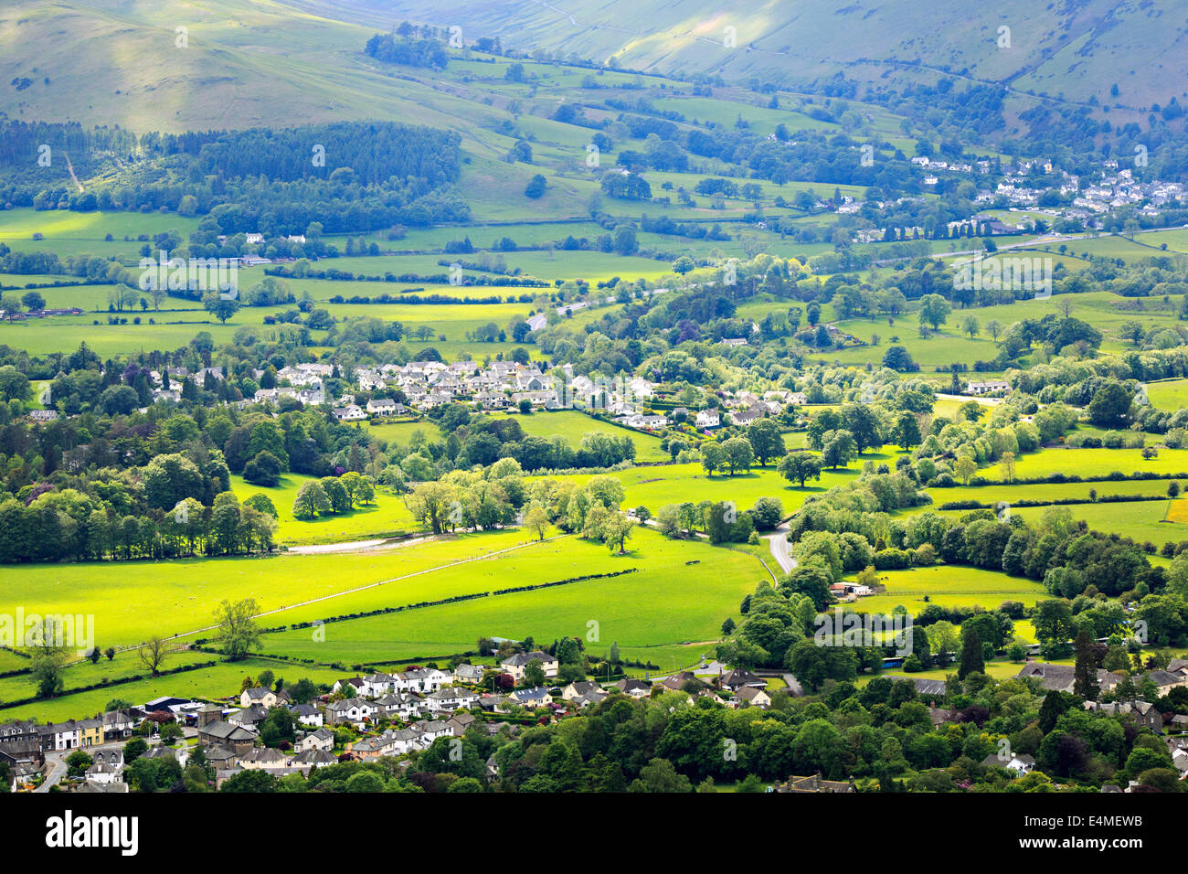 The villages of Portinscale and Braithwaite, Lake District, Cumbria ...