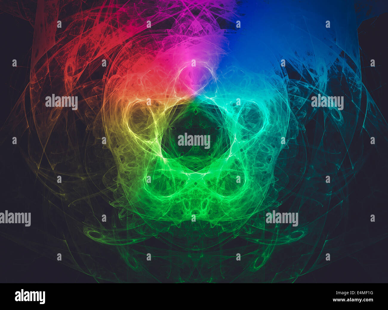 Star. Creative design background, fractal styles with color design of ...