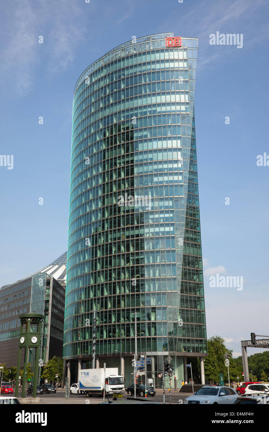 Germany, Berlin, Mitte, Potsdamer Platz, Modern office buildings Stock ...