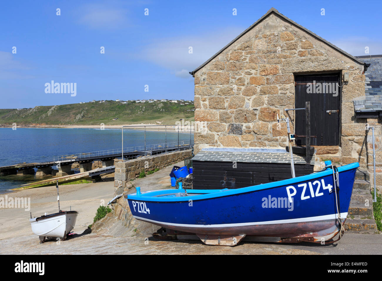 sennen cove cornwall england uk Stock Photo - Alamy