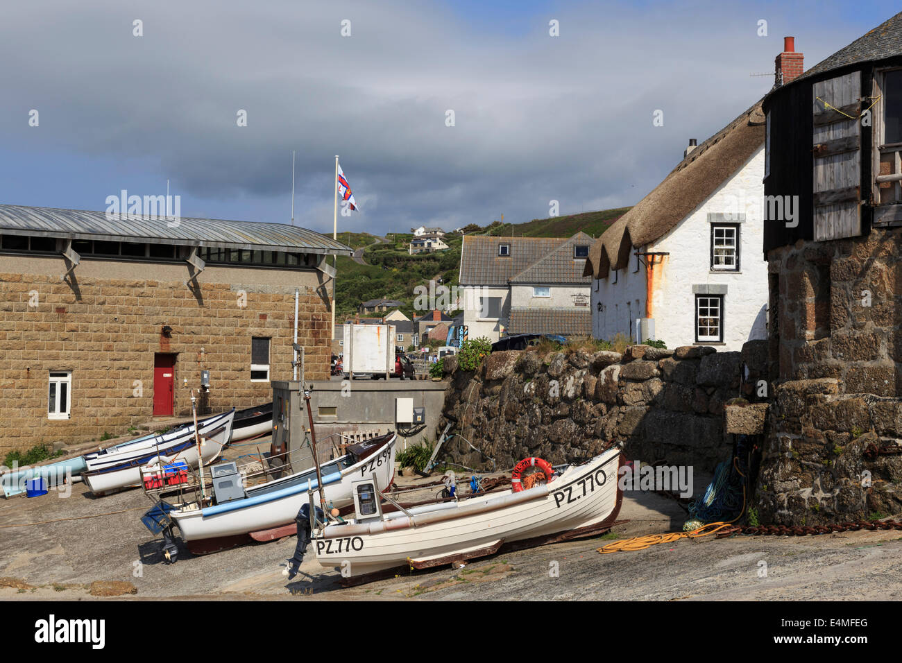 sennen cove cornwall england uk Stock Photo - Alamy