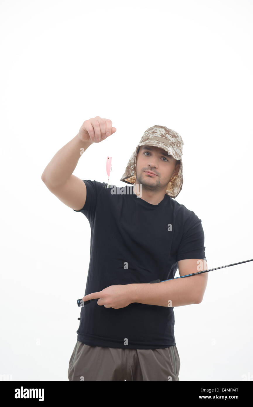 Black man catching fish hi-res stock photography and images - Alamy