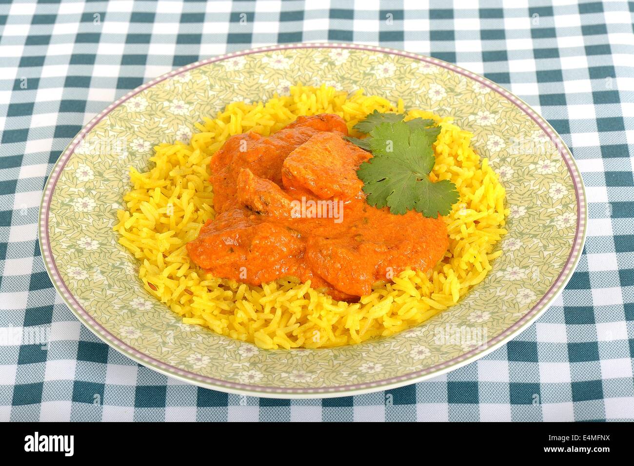 Freshly Cooked Authentic Indian Style Spicy Chicken Tikka Masala Curry ...