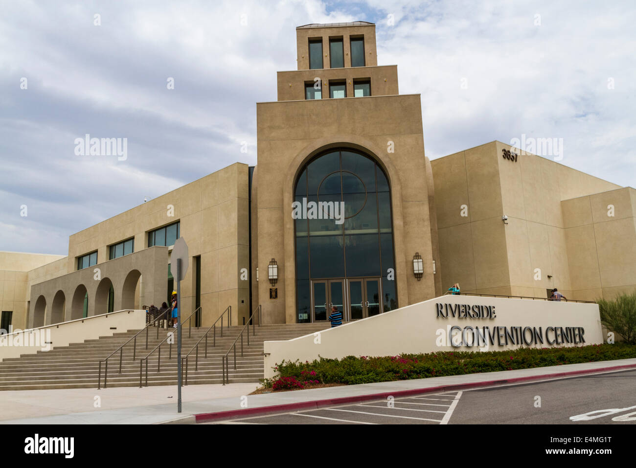 The Riverside Convention Center In Riverside California USA Stock Photo ...
