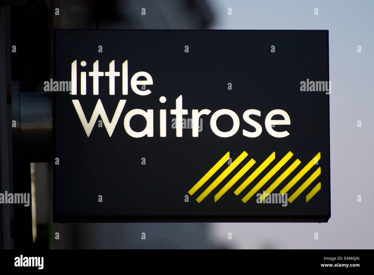 little waitrose store sign Stock Photo - Alamy