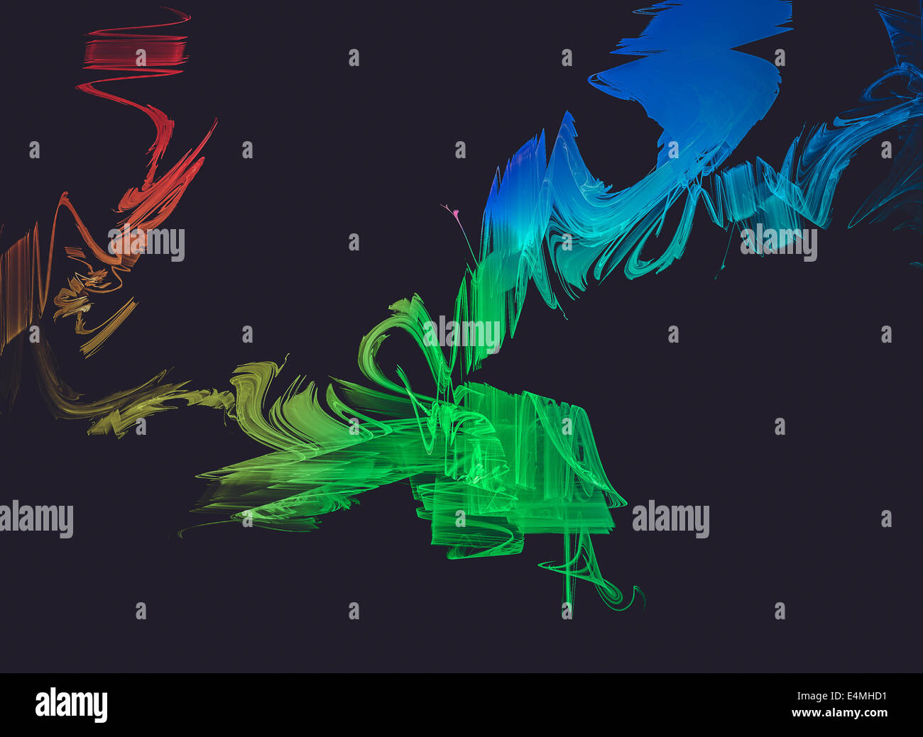 Digital, Creative design background, fractal styles with color design ...