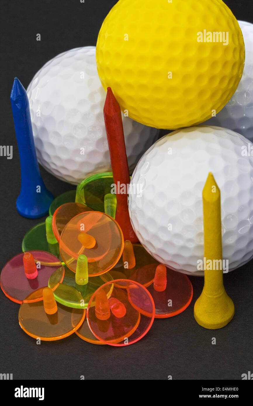 The colours of golf Stock Photo - Alamy