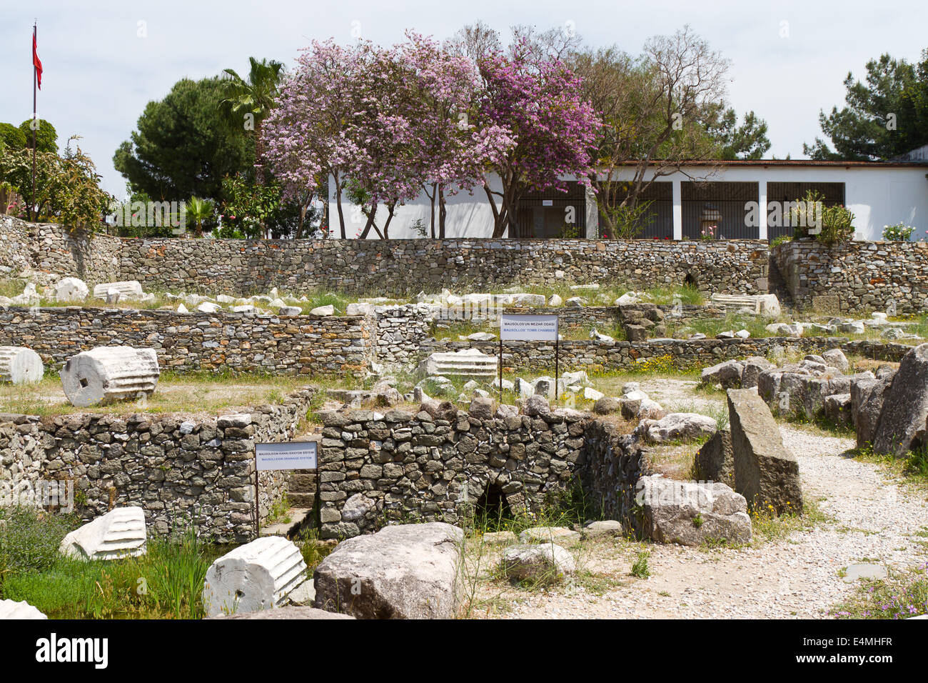 Mausoleum At Halicarnassus Ruins