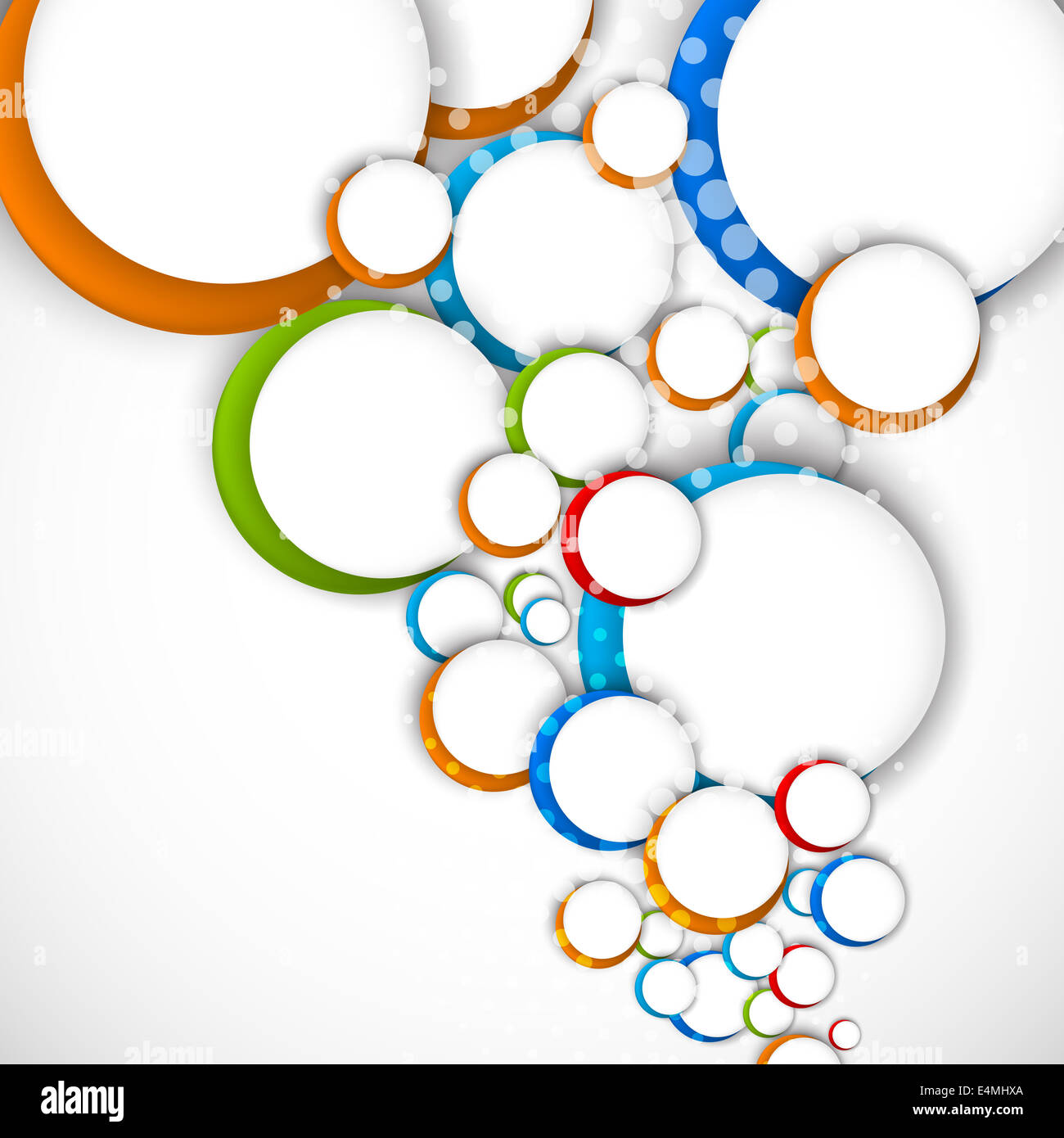 Background with colorful circles Stock Photo - Alamy