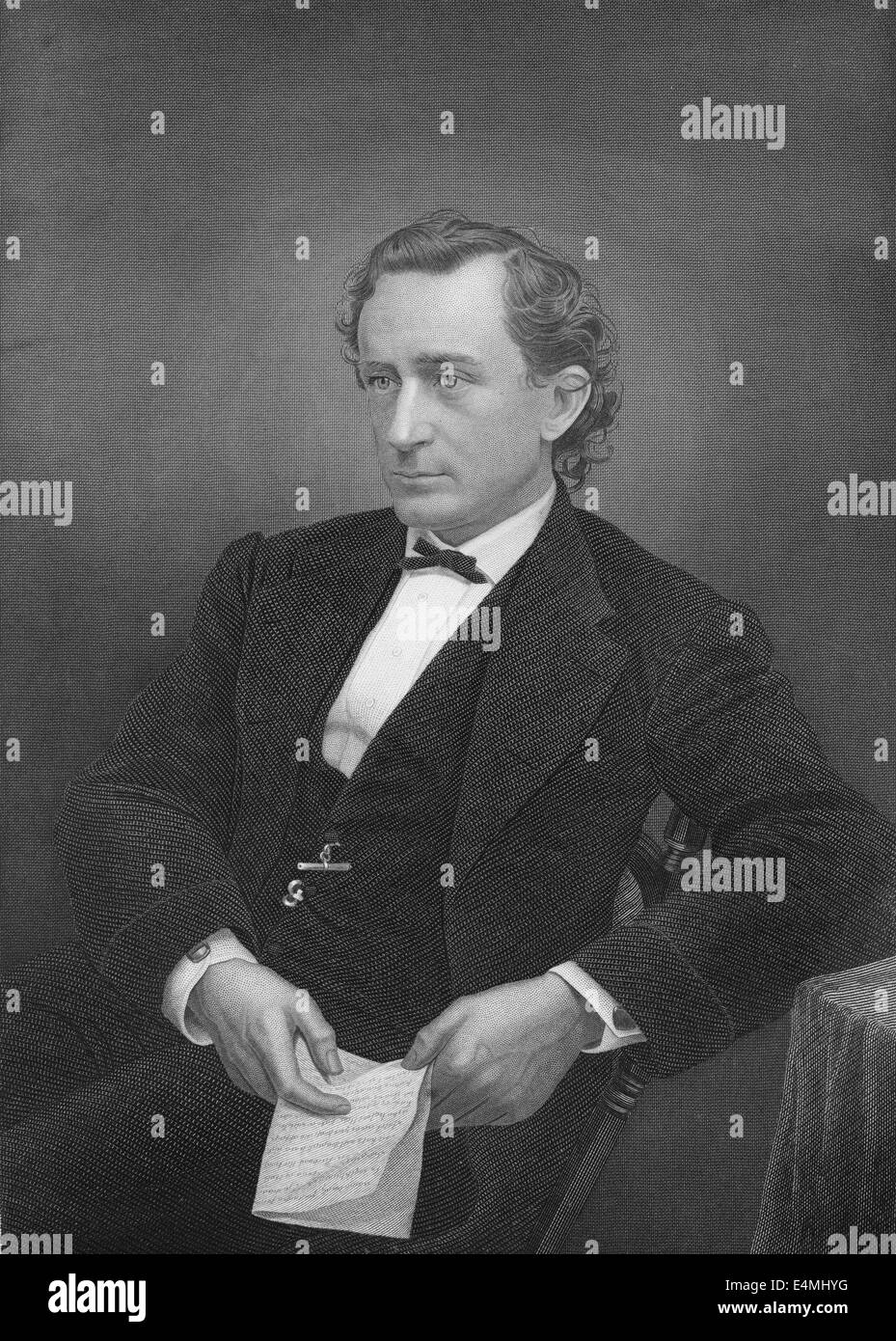 Edwin Booth, 1833 - 1893, an American actor Stock Photo - Alamy