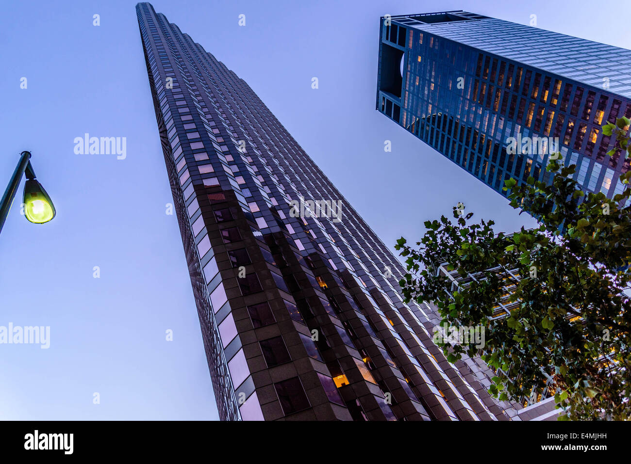 Buildings in urban Downtown Houston Stock Photo - Alamy