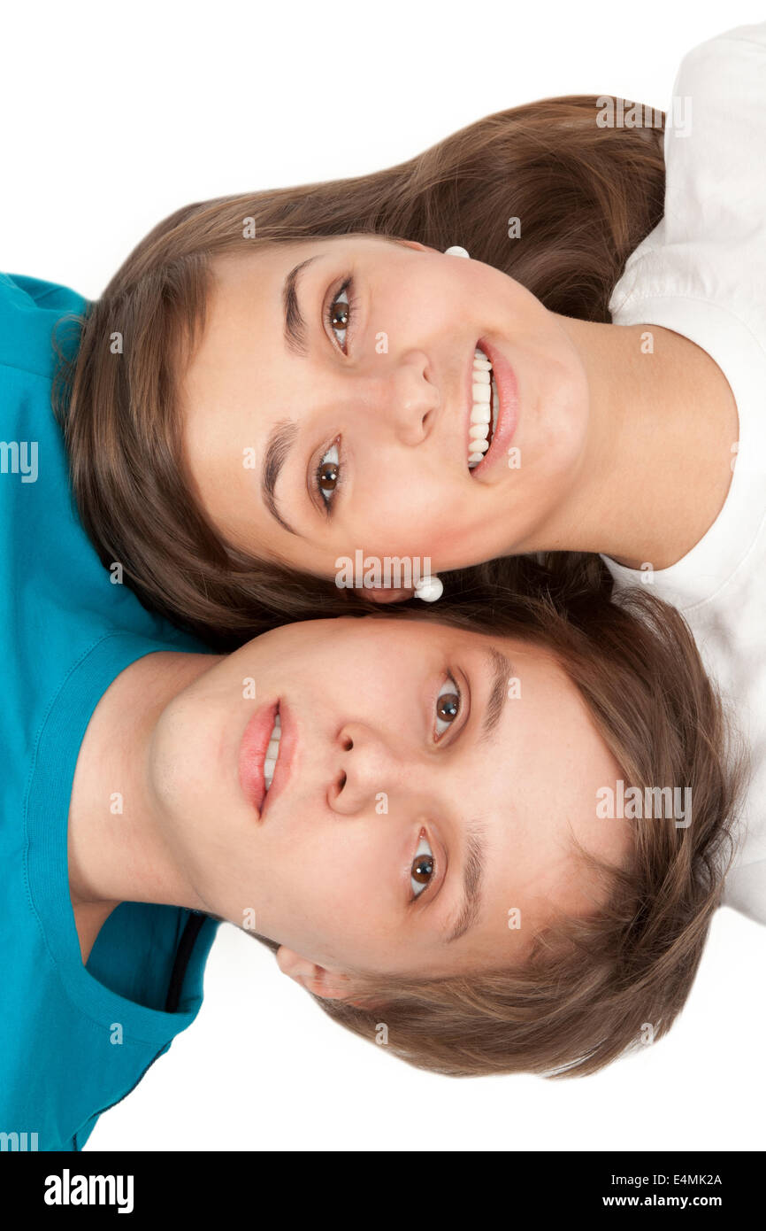 Boy and girl Stock Photo - Alamy