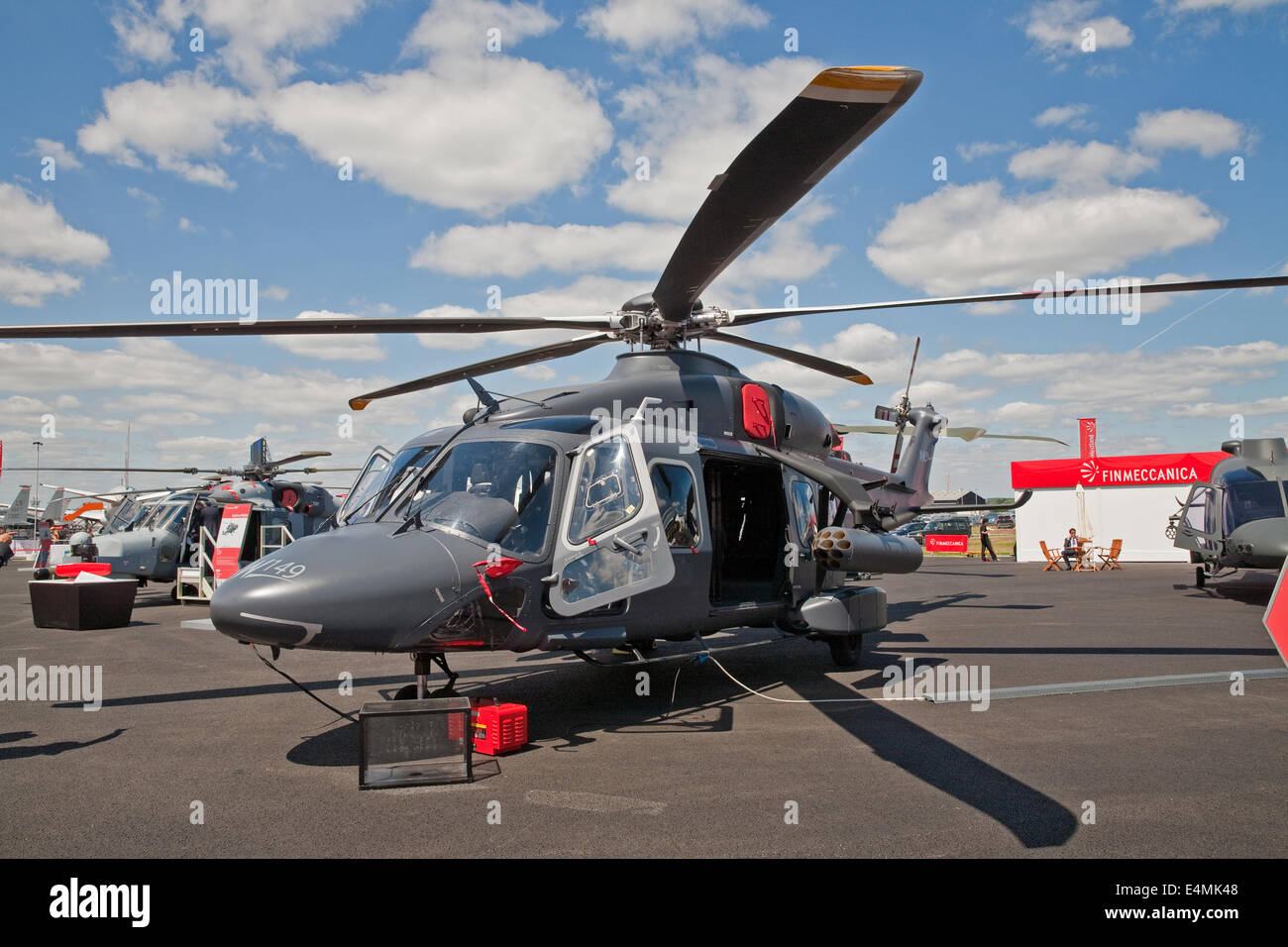 Farnborough, UK. 14th July 2014. AgustaWestland AW149 is a medium-lift ...