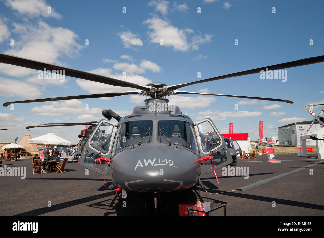 Farnborough, UK. 14th July 2014. AgustaWestland AW149 is a medium-lift ...