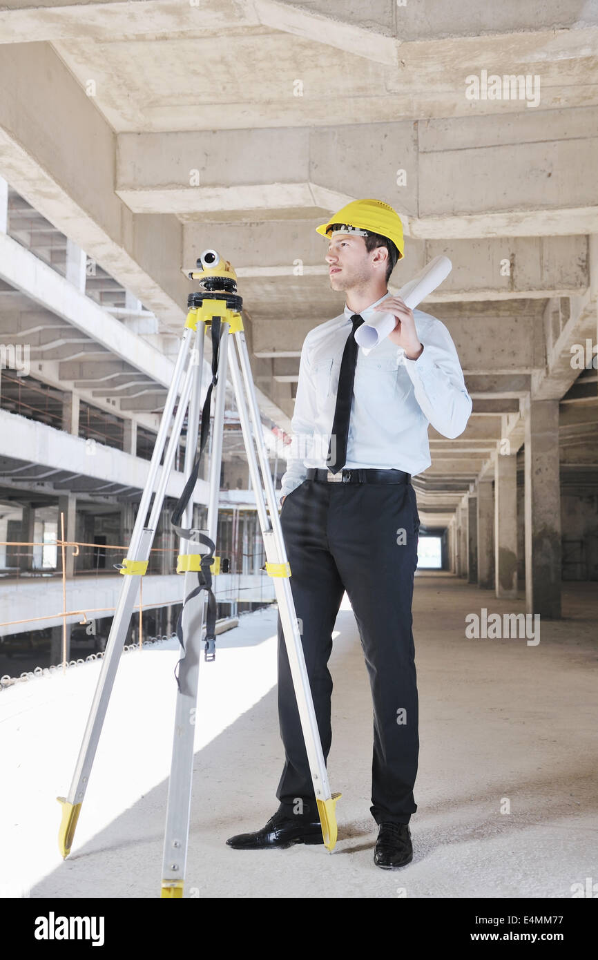 architect on construction site Stock Photo - Alamy