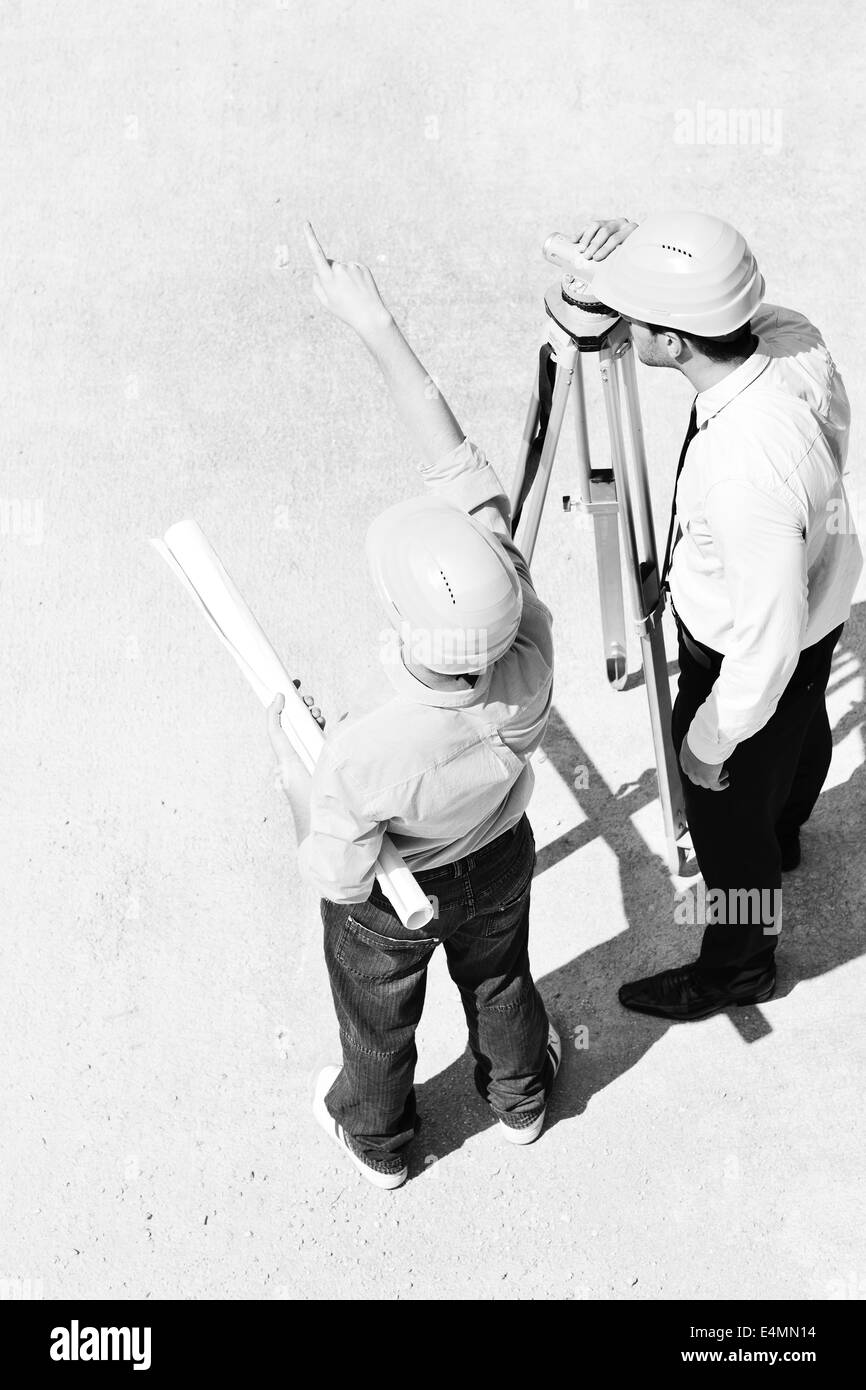 With architects Black and White Stock Photos & Images - Alamy