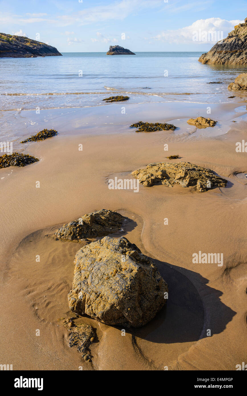 Port Mora bay, near Portpatrick, Dumfries & Galloway, Scotland Stock ...