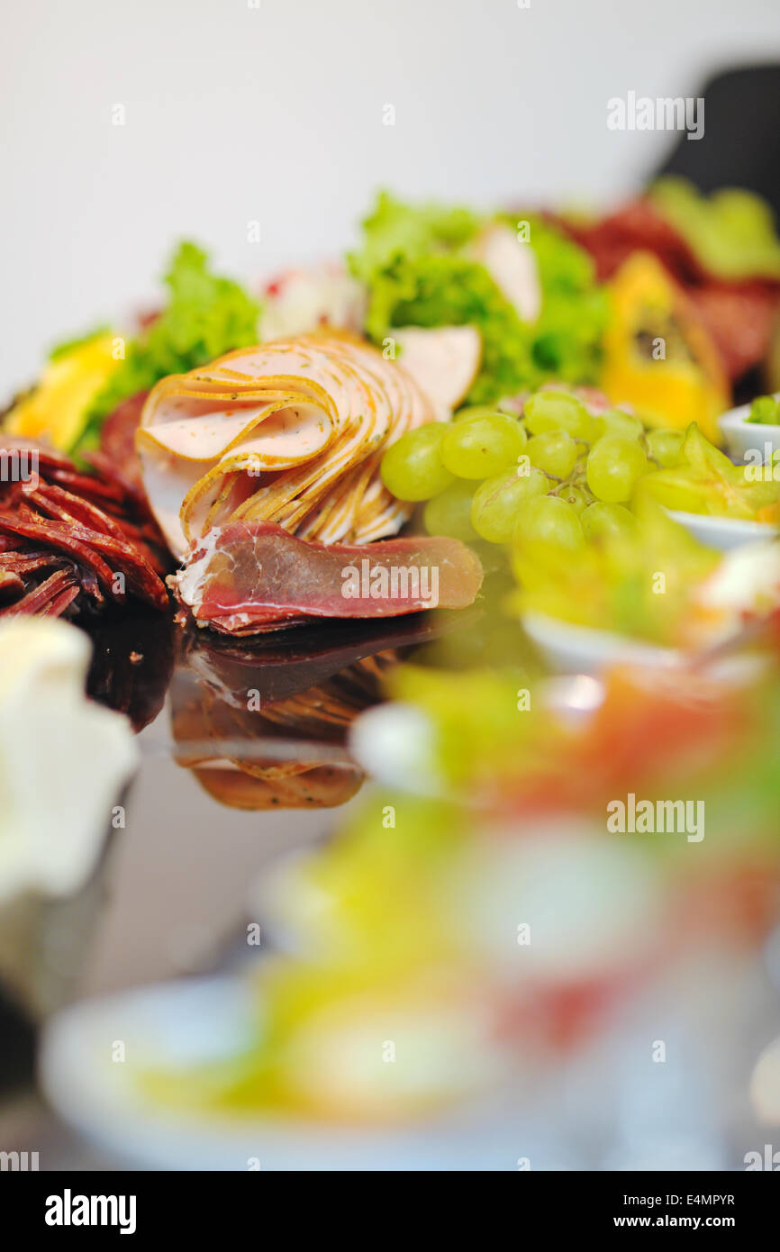 buffet food closeup Stock Photo - Alamy