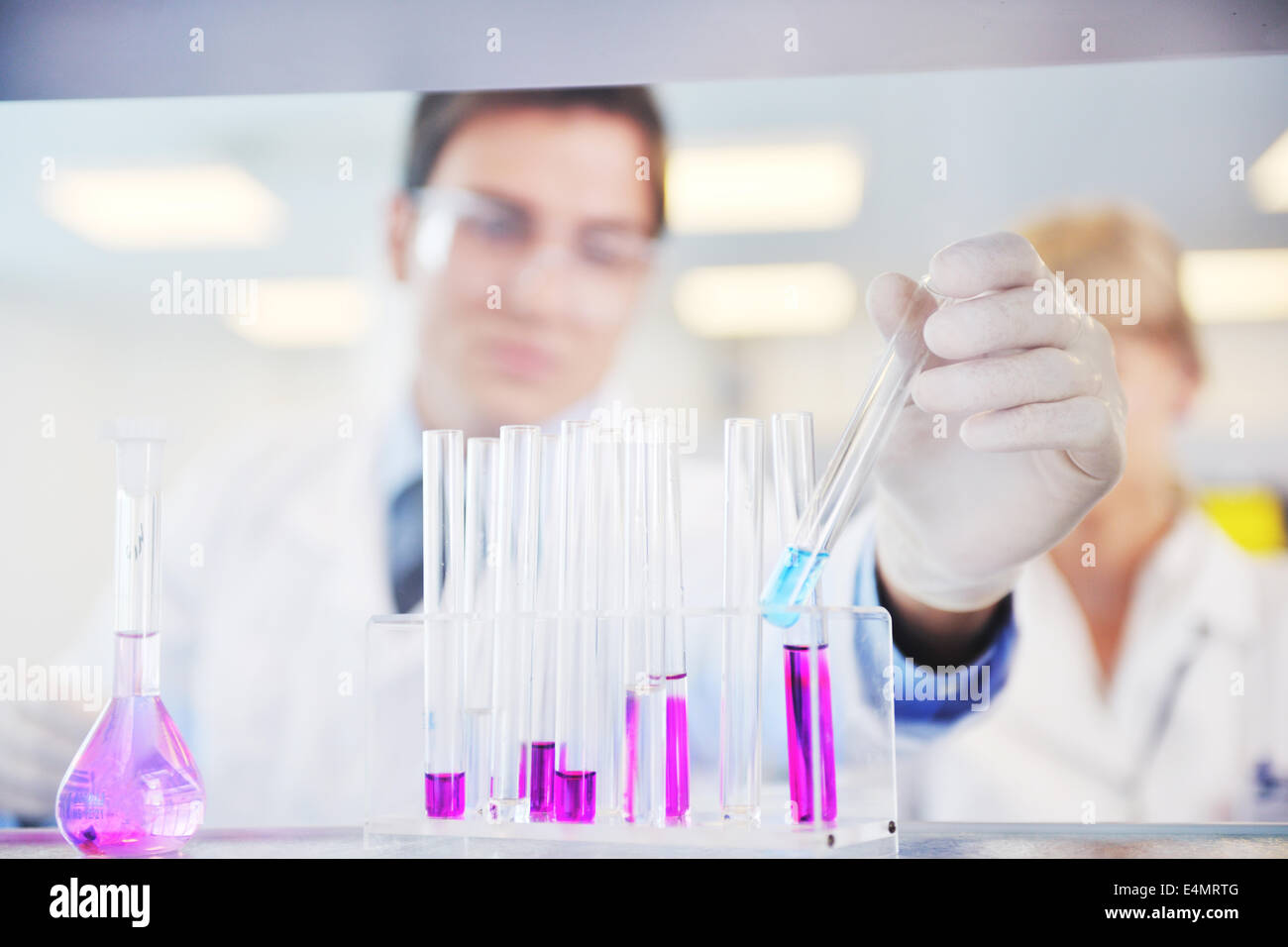 research and science people in laboratory Stock Photo - Alamy