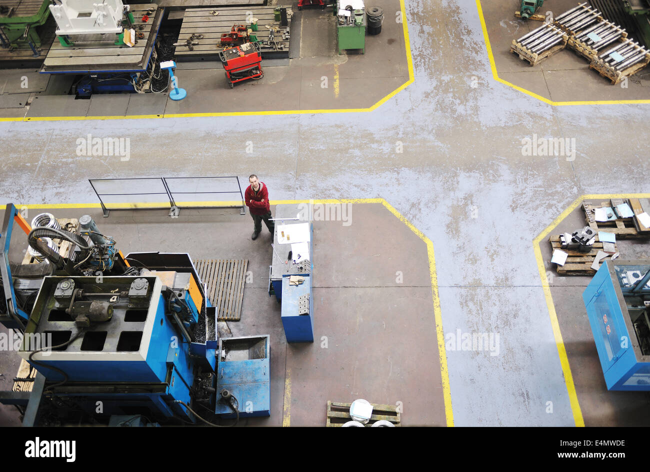 industry workers people in factory Stock Photo - Alamy
