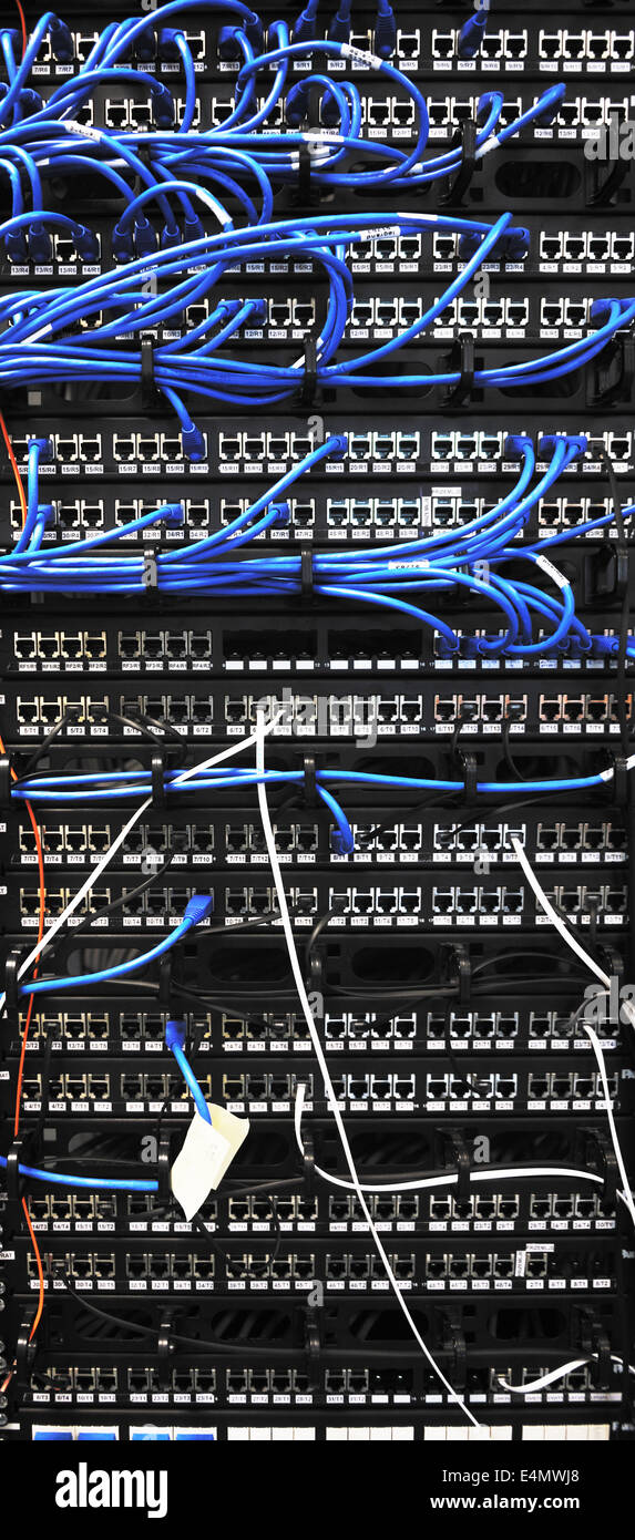 network server room routers Stock Photo - Alamy
