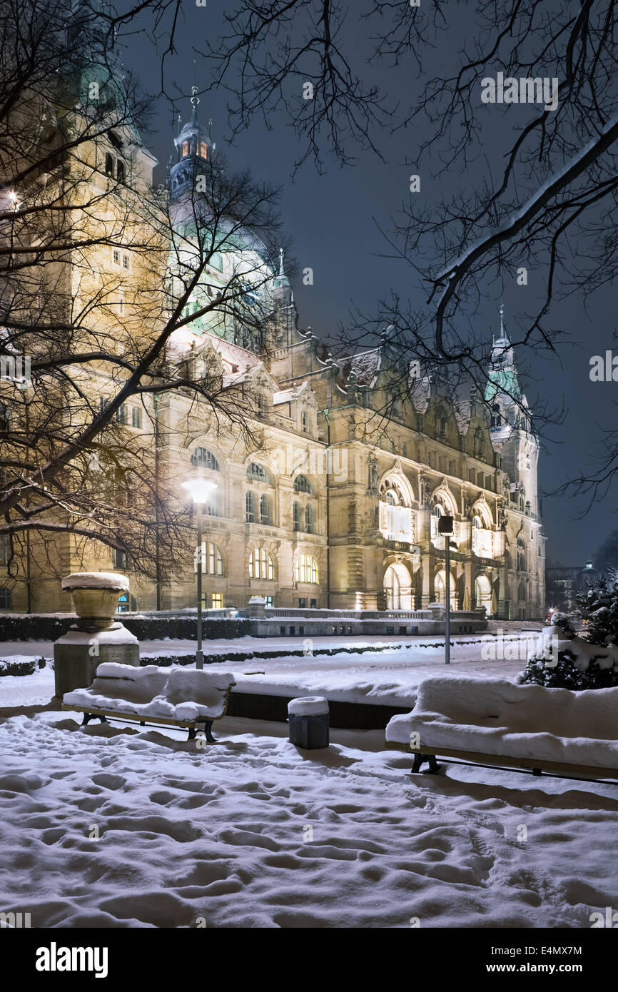 The New Town City Hall Hanover Stock Photo - Alamy