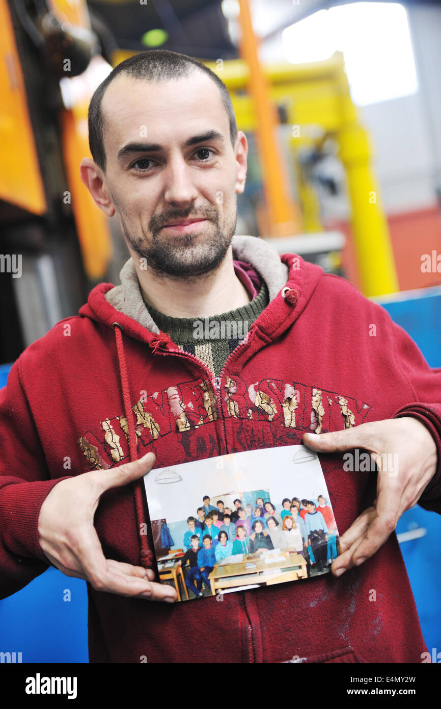 industry workers people in factory Stock Photo - Alamy