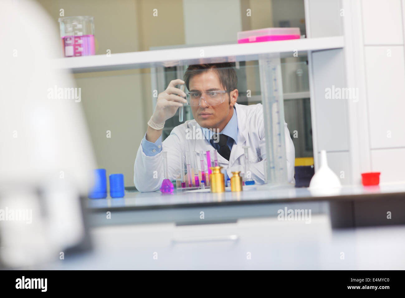 research and science people in laboratory Stock Photo - Alamy
