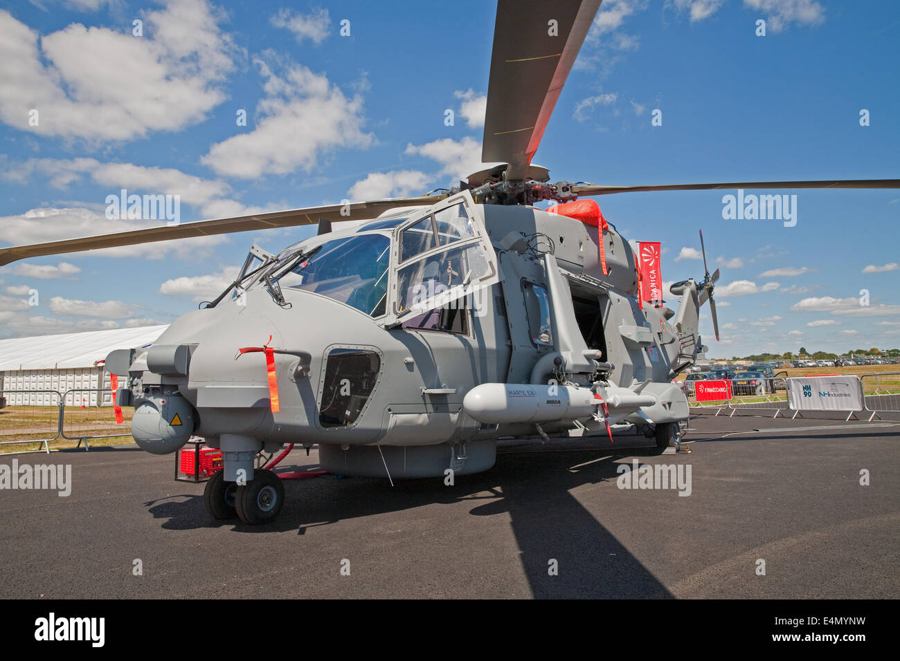 Farnborough, UK. 14th July 2014.The NHIndustries NH90 is a medium sized, twin-engine, multi-role ...
