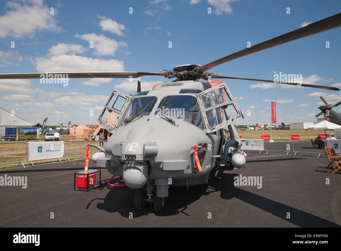 Farnborough, UK. 14th July 2014.The NHIndustries NH90 is a medium sized, twin-engine, multi-role ...