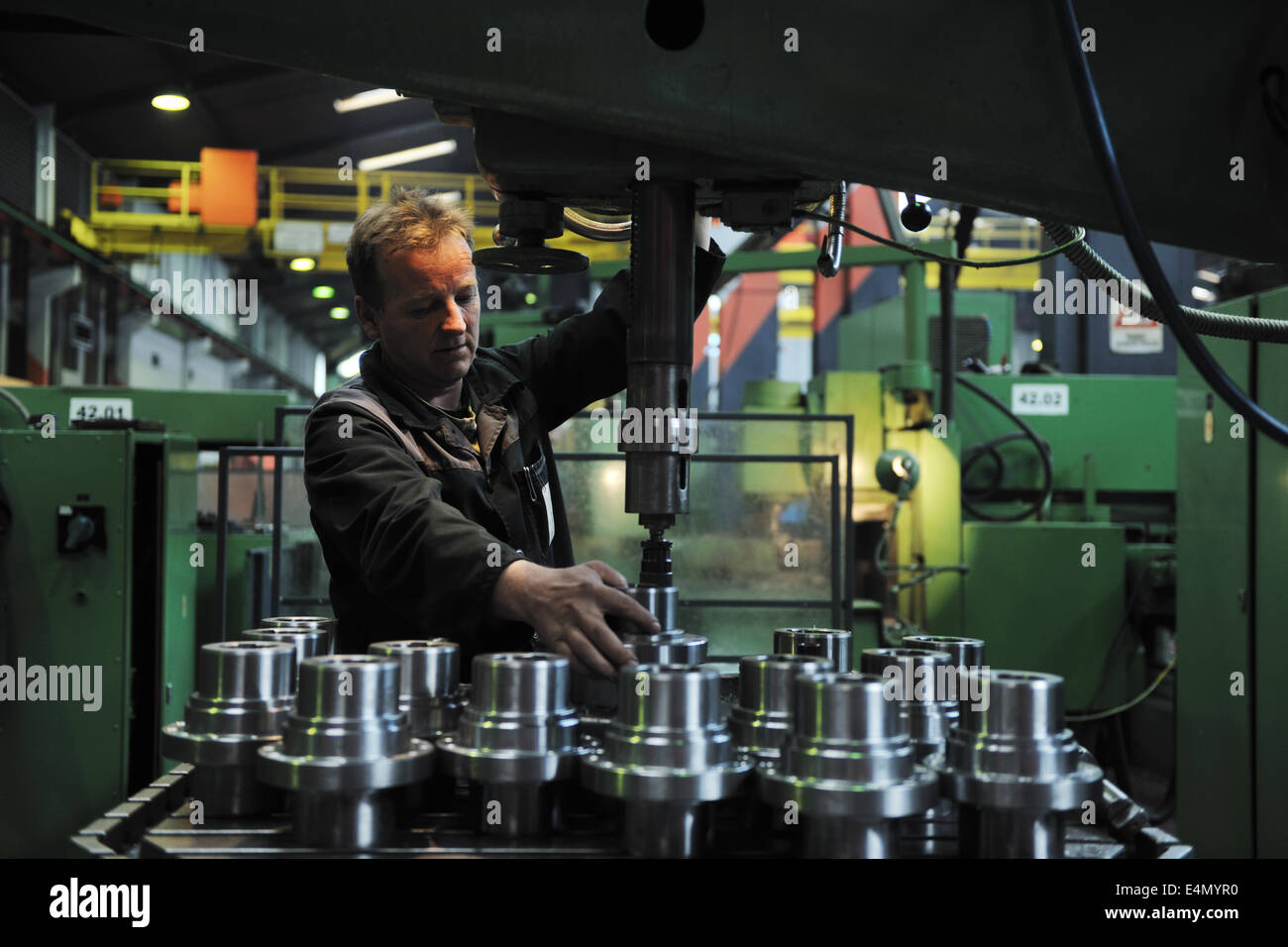 industry workers people in factory Stock Photo - Alamy
