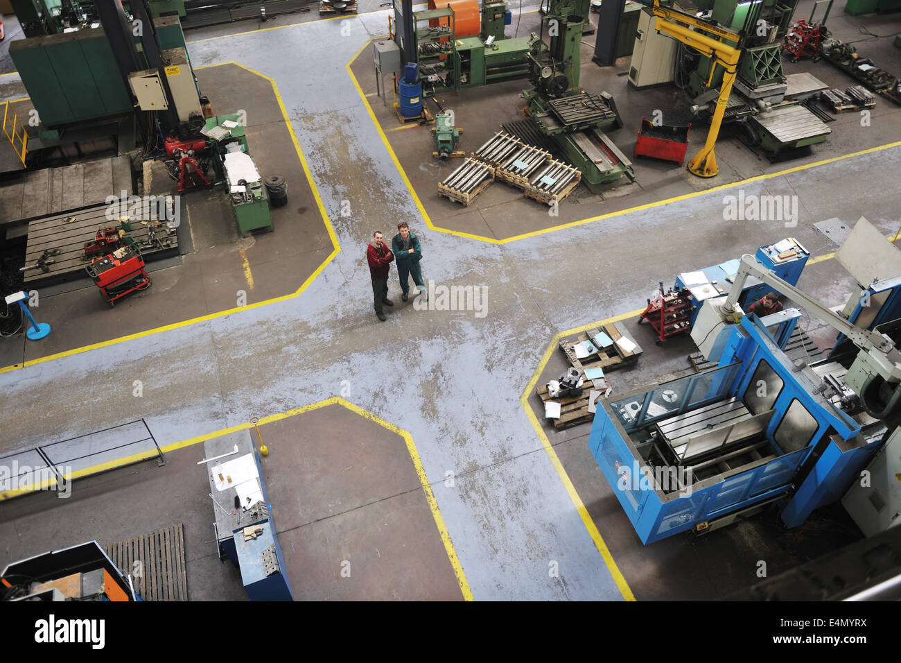 industry workers people in factory Stock Photo - Alamy