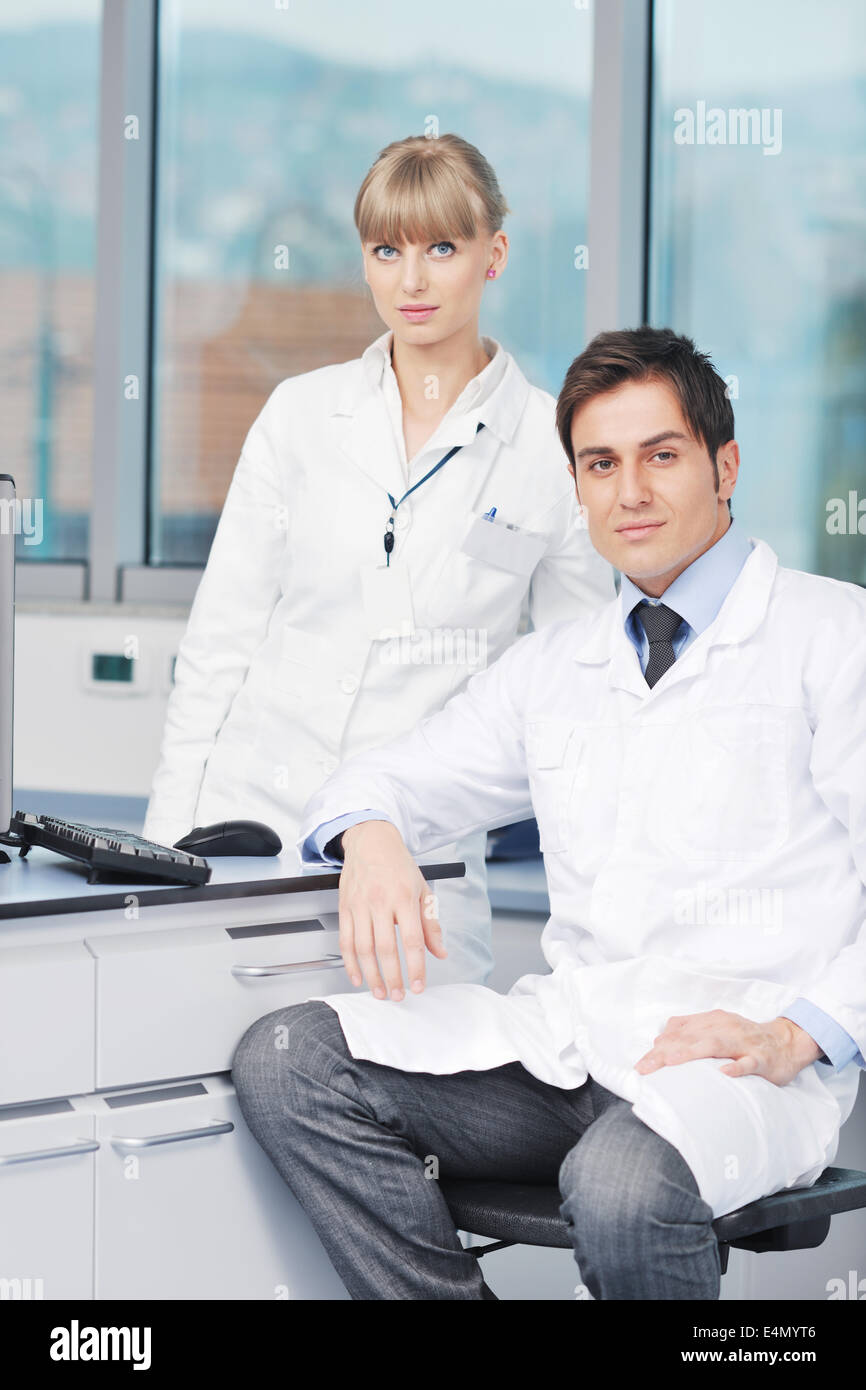 science people in bright lab Stock Photo - Alamy