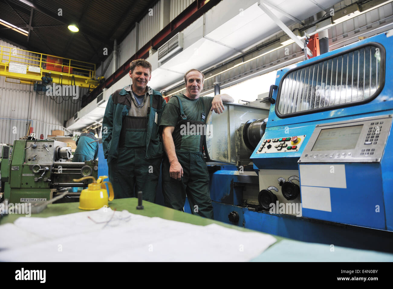 industry workers people in factory Stock Photo - Alamy