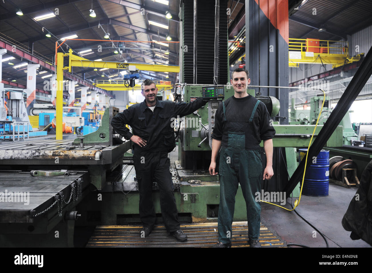 industry workers people in factory Stock Photo - Alamy