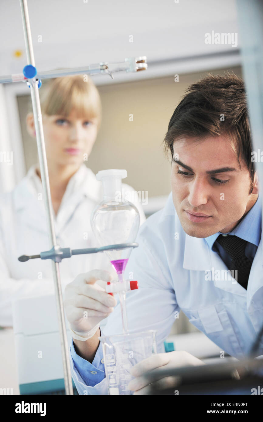 science people in bright lab Stock Photo - Alamy