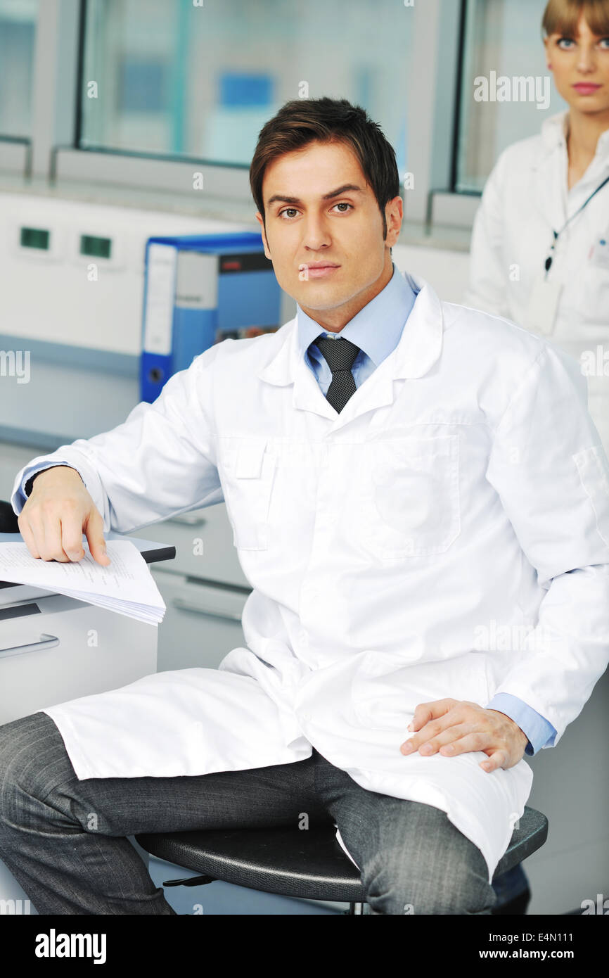 science people in bright lab Stock Photo - Alamy