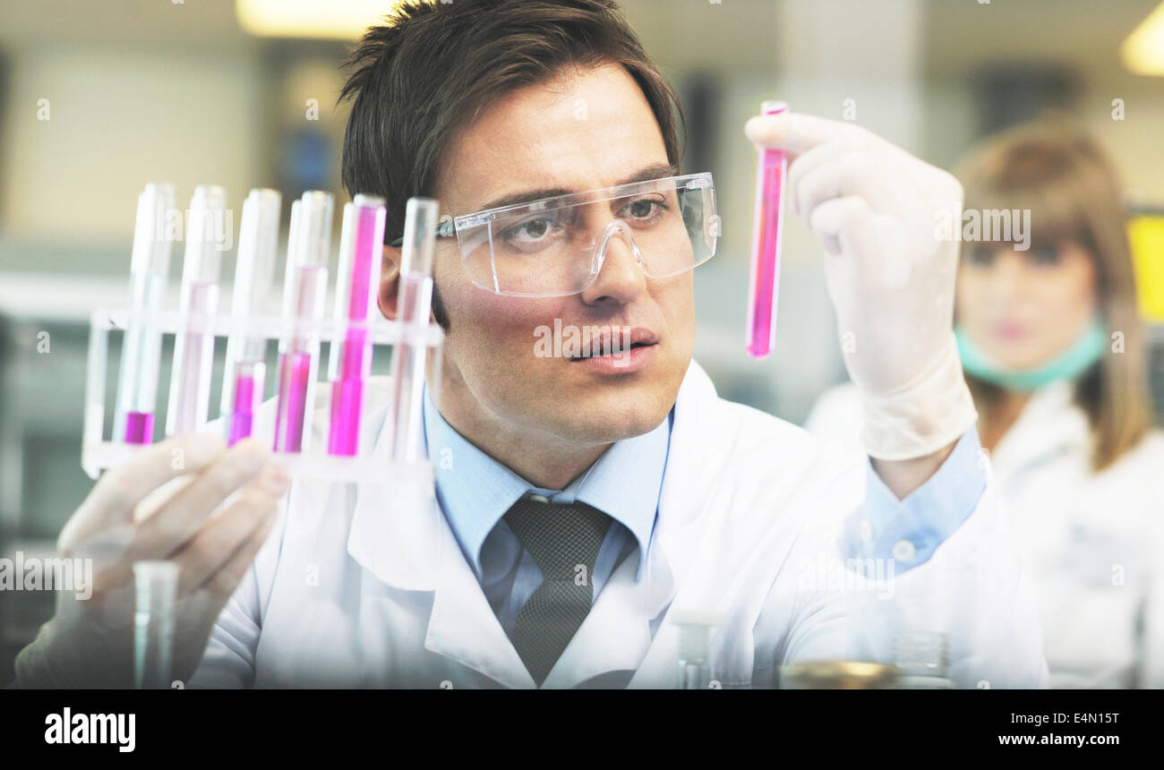 science people in bright lab Stock Photo - Alamy
