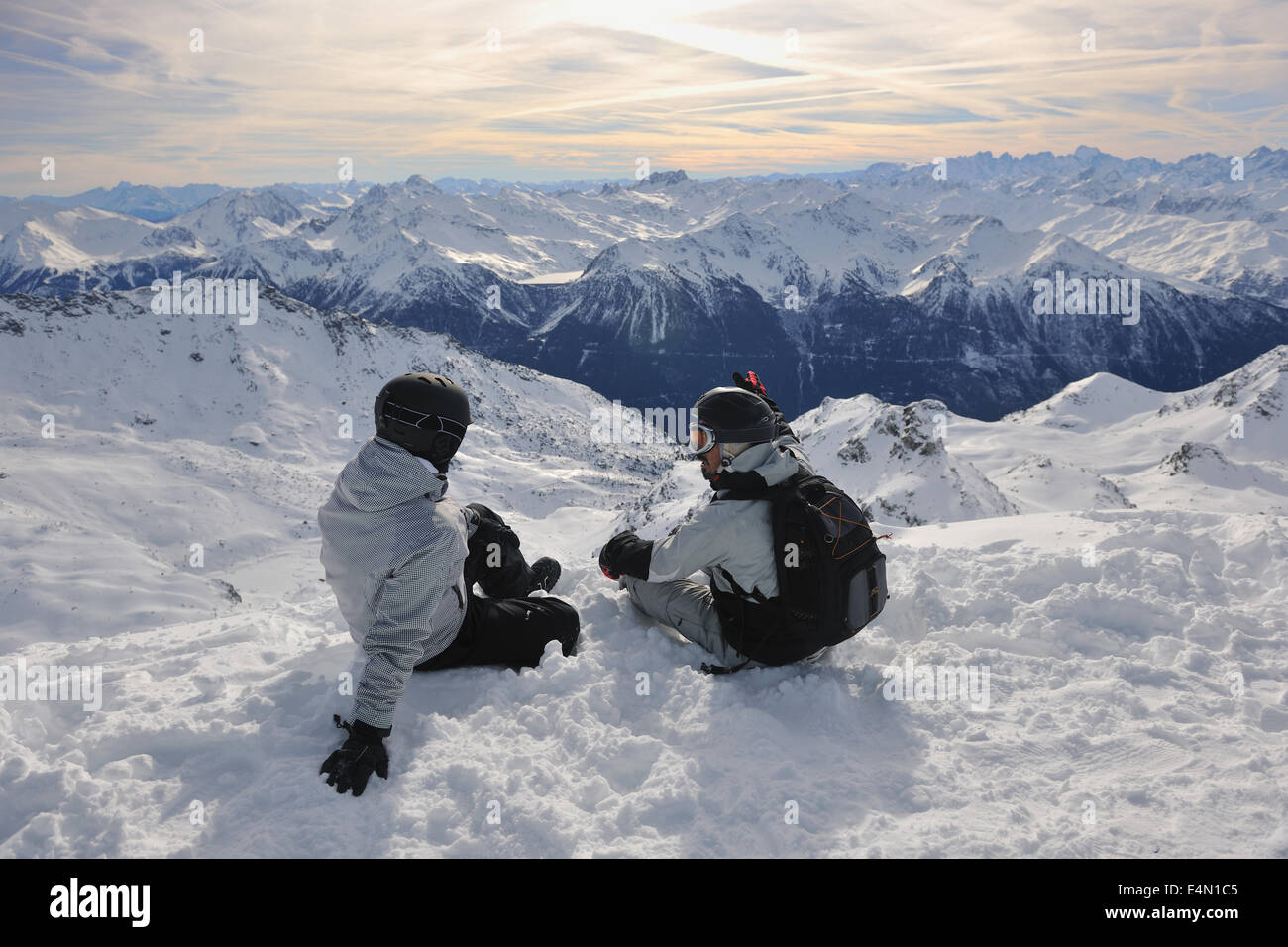 people group on snow at winter season Stock Photo - Alamy