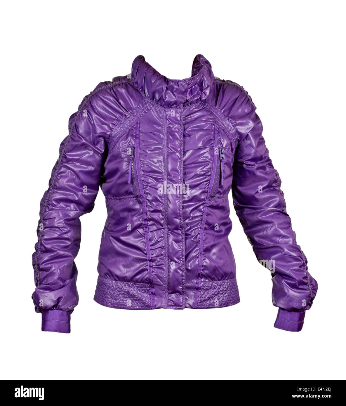 Purple leather jacket hi-res stock photography and images - Alamy