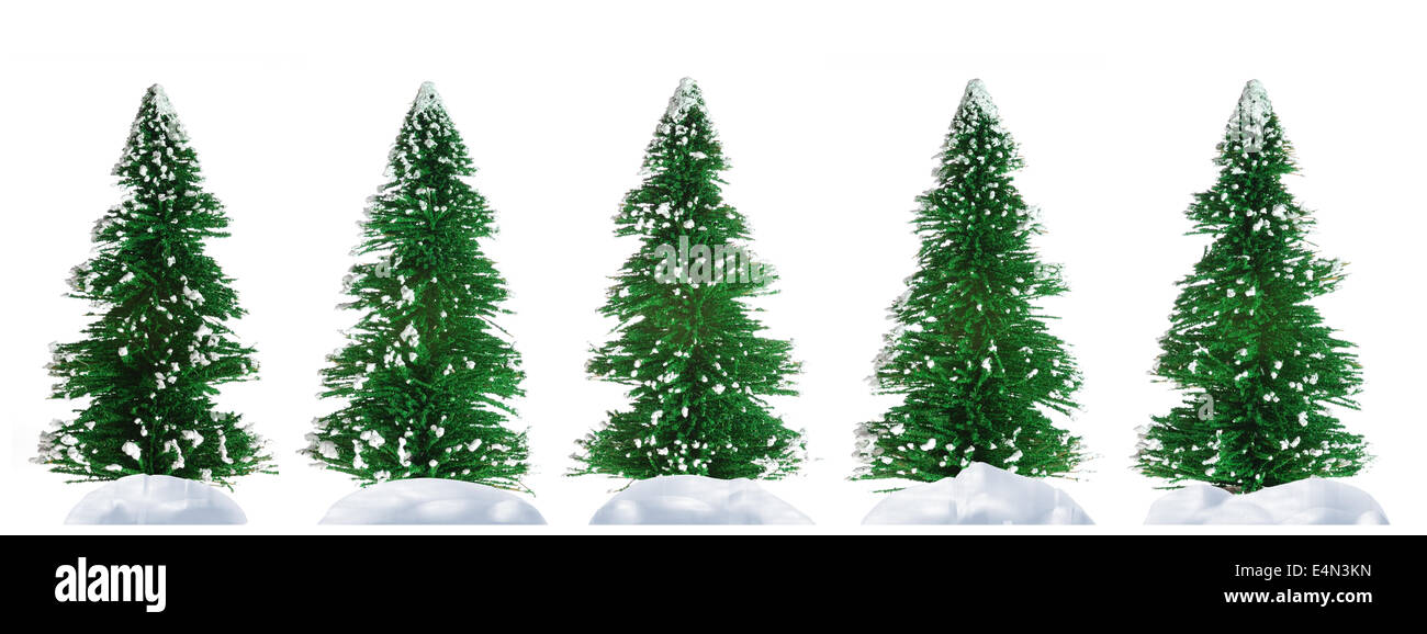 Fur-tree and snow Stock Photo - Alamy