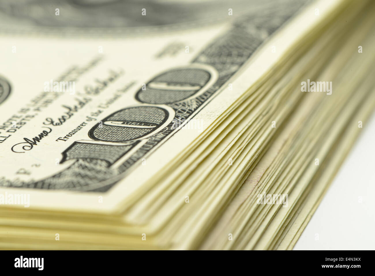 pack of dollars Stock Photo - Alamy