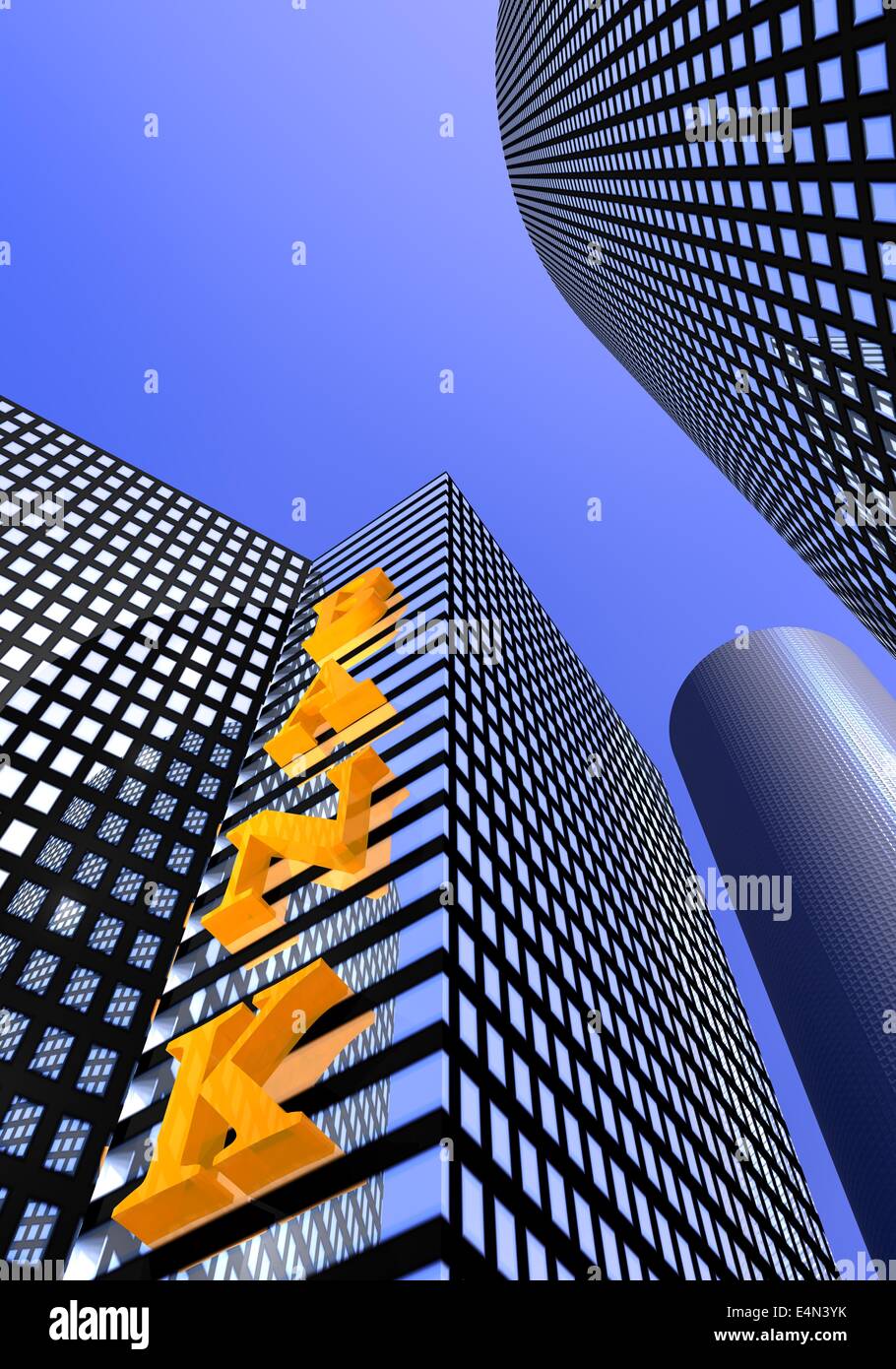 Banner bank building hi-res stock photography and images - Alamy