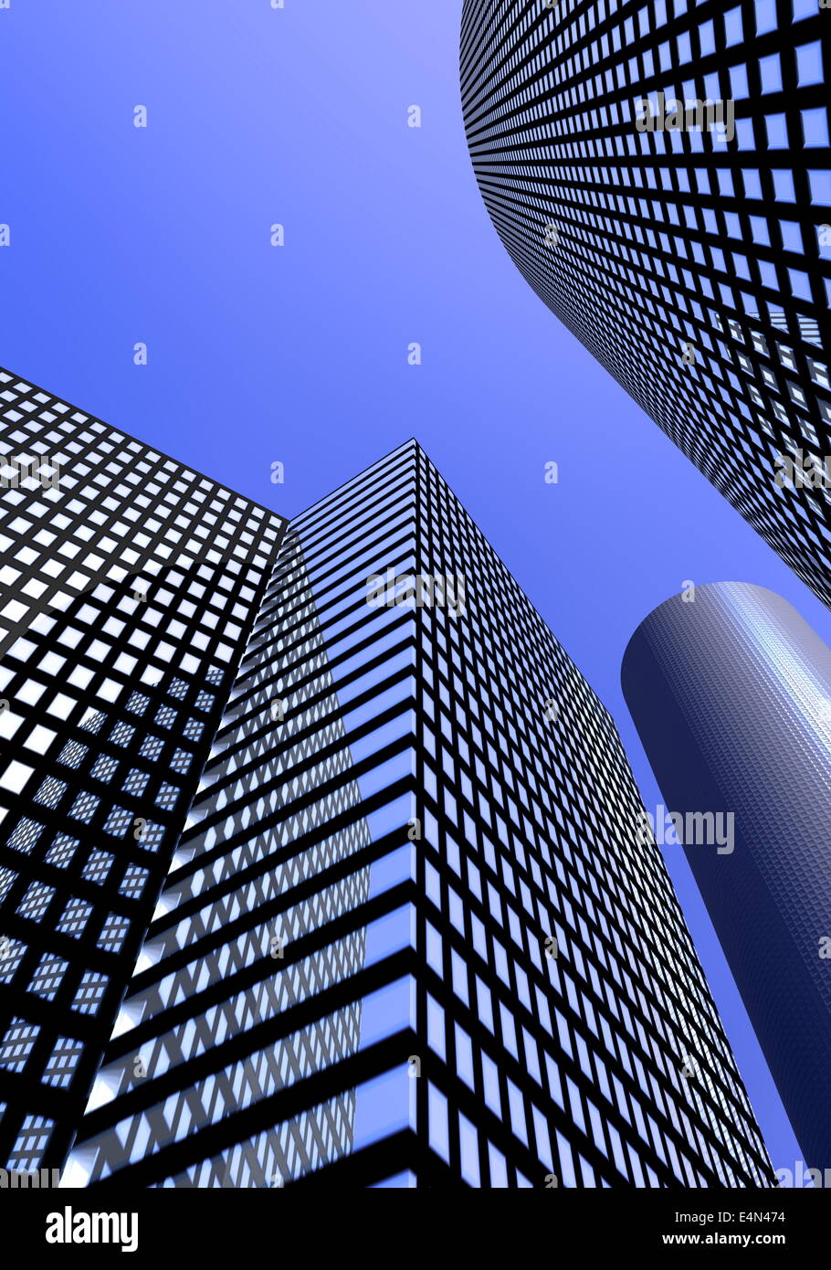 Shiny metallic buildings hi-res stock photography and images - Alamy